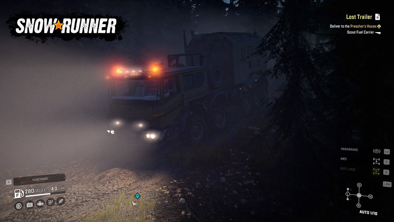 Snow Runner - Azov 73210 (Rus Canavarı) - YouTube