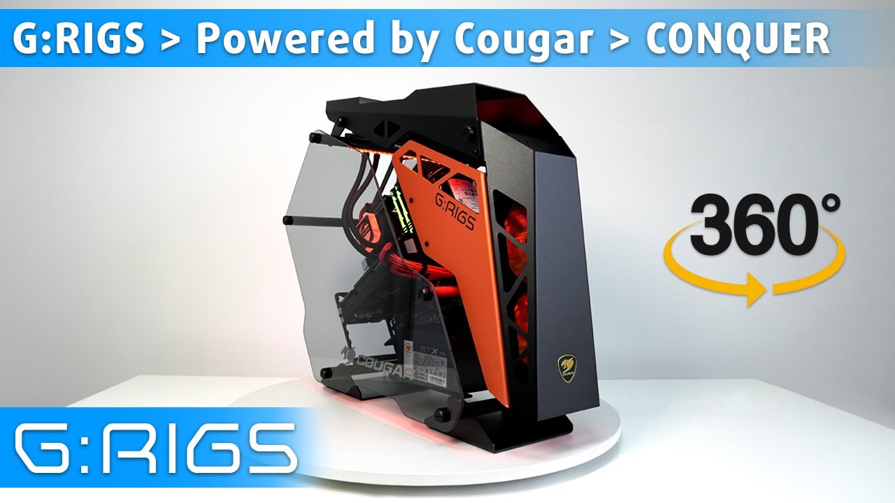 G:RIGS Powered by Cougar CONQUER - YouTube