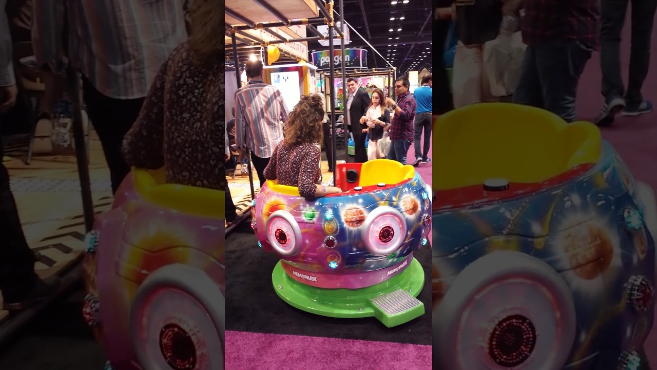 Kiddie ride Mini Tagadà - MemoPark - YouTube