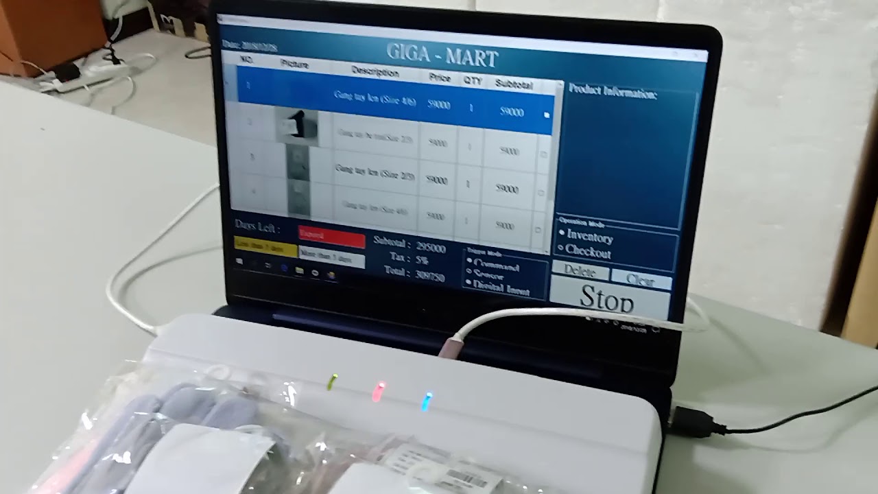 UHF RFID quick check Demo - YouTube