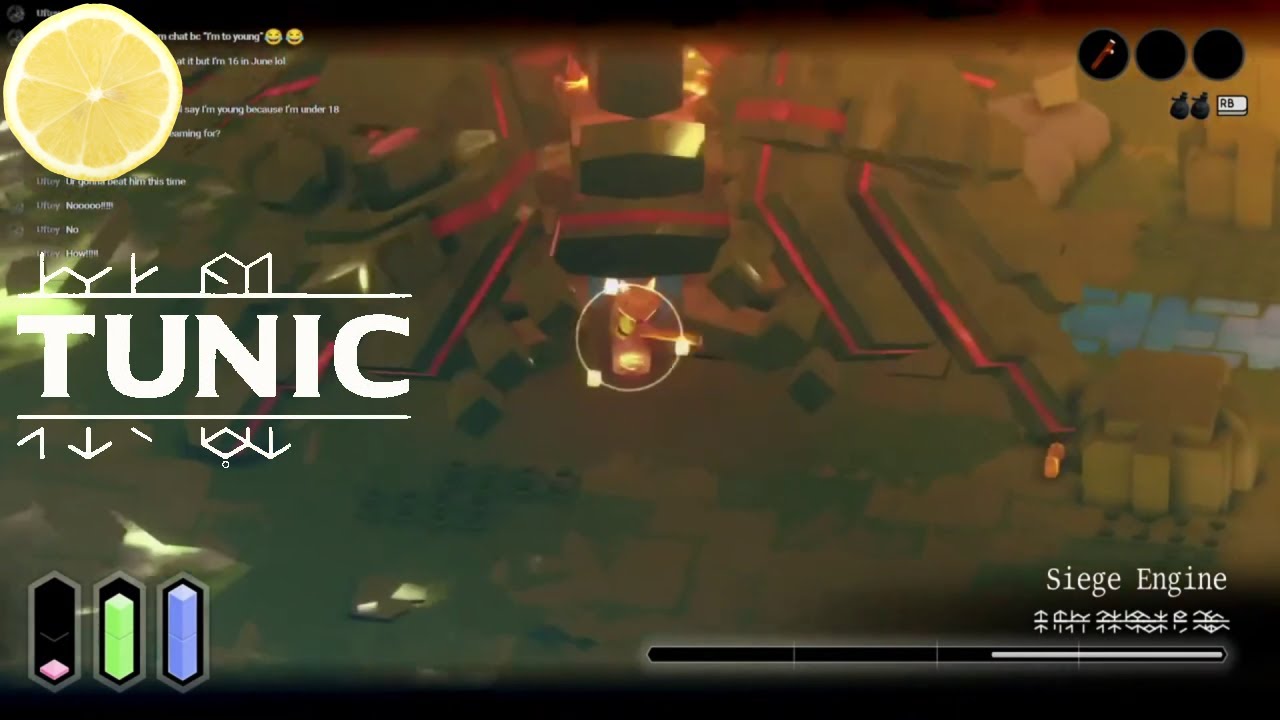 Tunic: Siege Engine | Stick Only | No Upgrades - YouTube