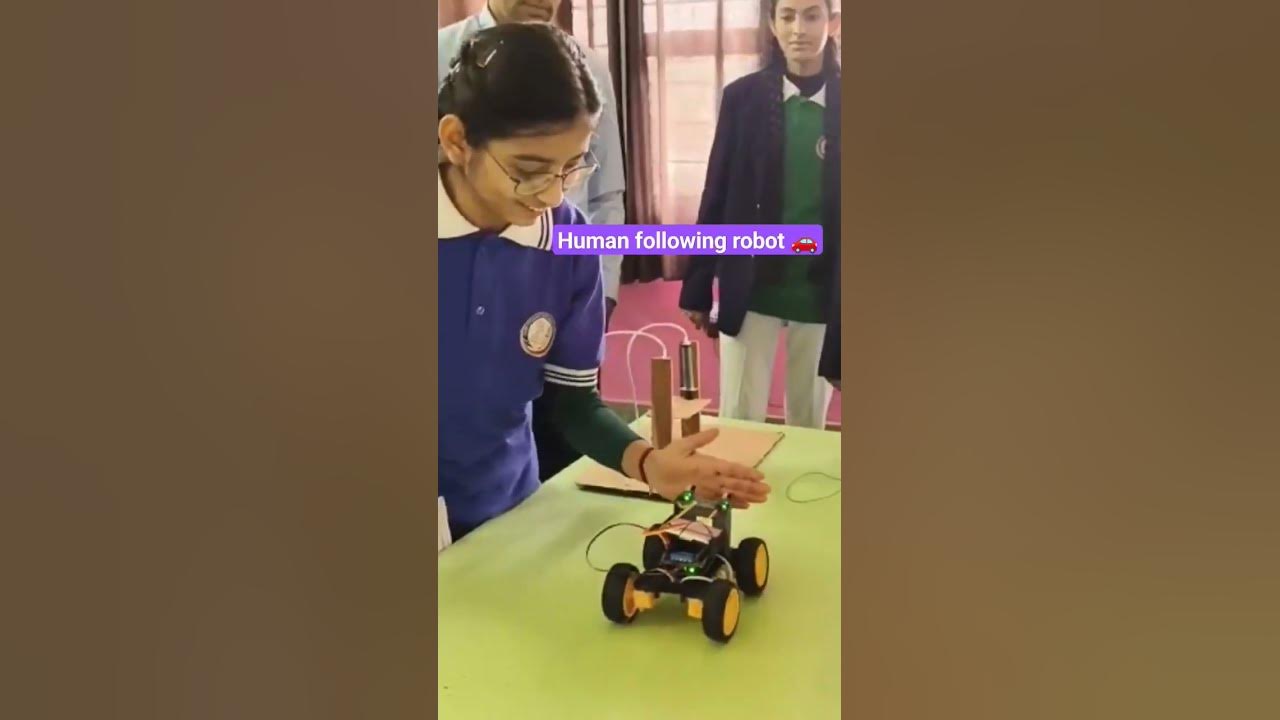How to make a human following robot without Arduino #short #toptrending #activity #labexperiment ...