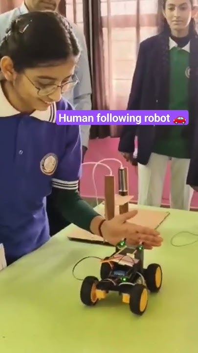How to make a human following robot without Arduino #short #toptrending #activity #labexperiment ...