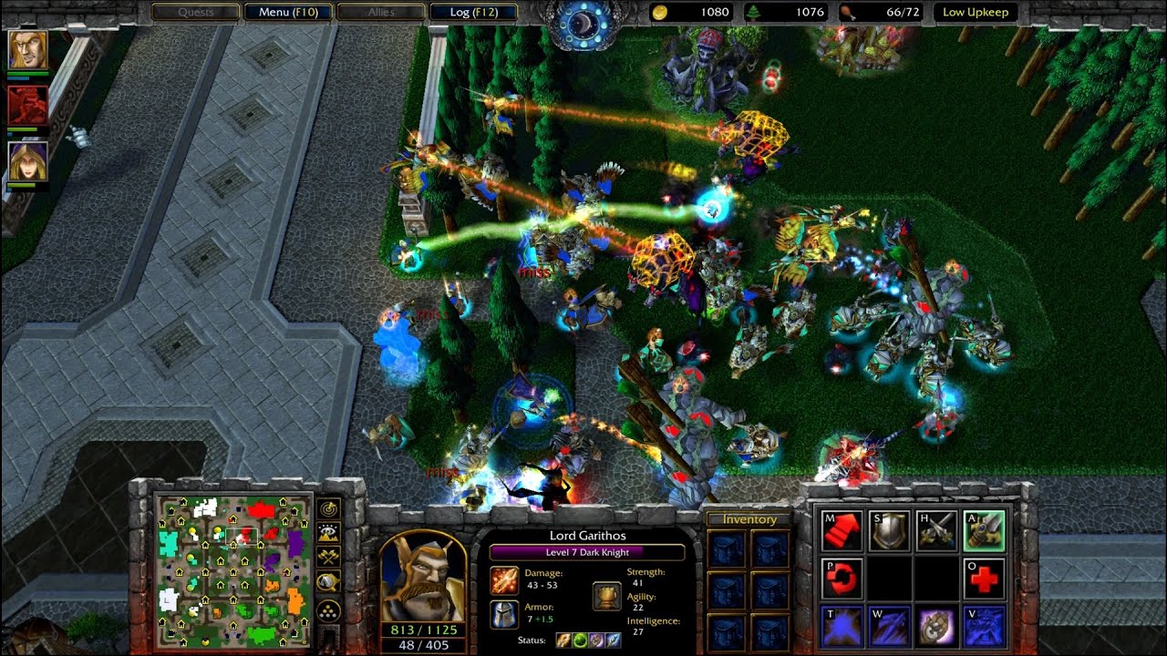 3 Humans vs 4 Insane Night Elves- Part 1 - YouTube