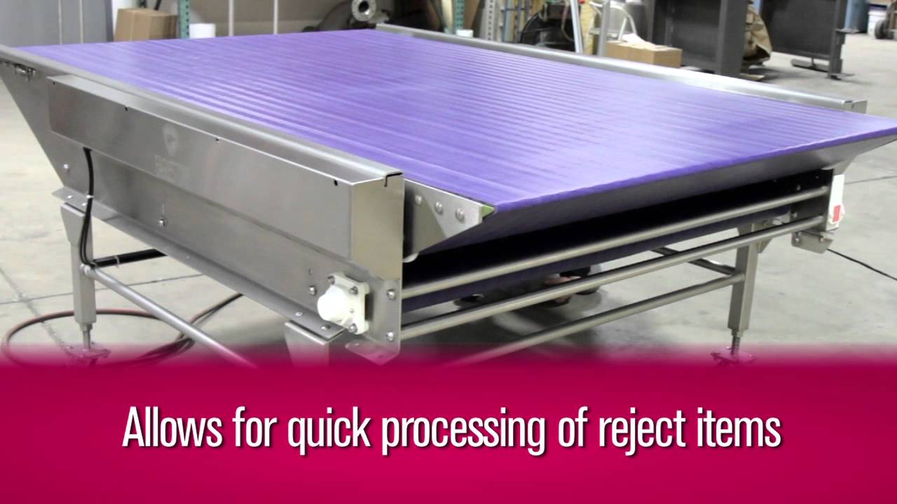 Retracting Transfer Conveyor from Eaglestone - YouTube