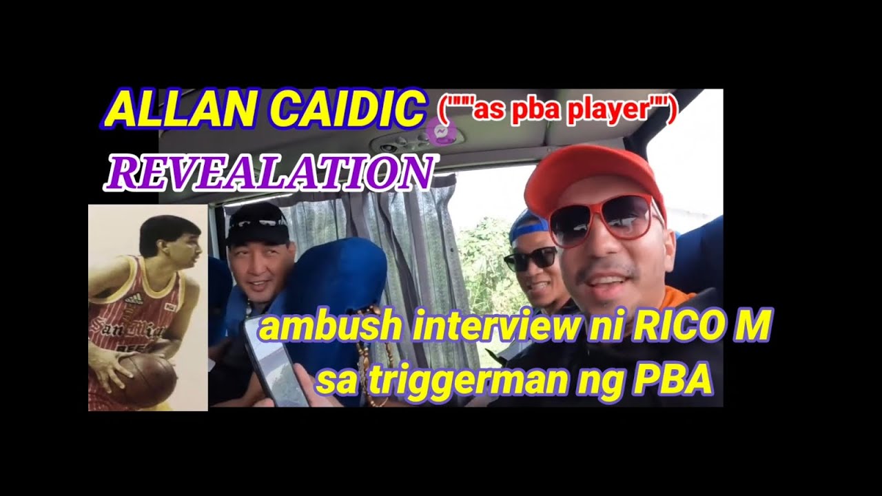 Allan Caidic revelation sa ambush interview ni Rico Mayhofier - YouTube