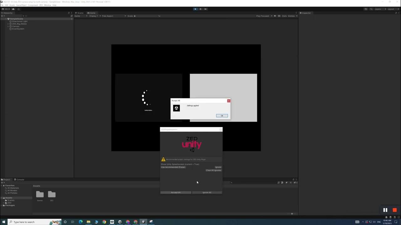 Passthrough 1 - Zed Camera Setup and Streaming in Unity - YouTube