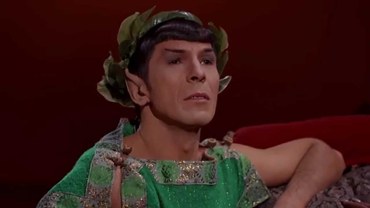 Mr. Spock sings Maiden Wine from Star Trek (TOS) - Plato's Stepchildren ...
