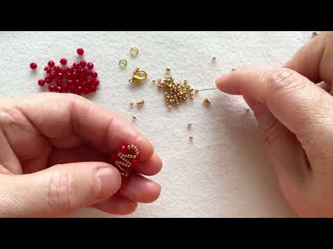 Harika Görünen Kum Boncuk Bileklik Yapımı! - How to Make a Beautiful Sand Bead Bracelet!