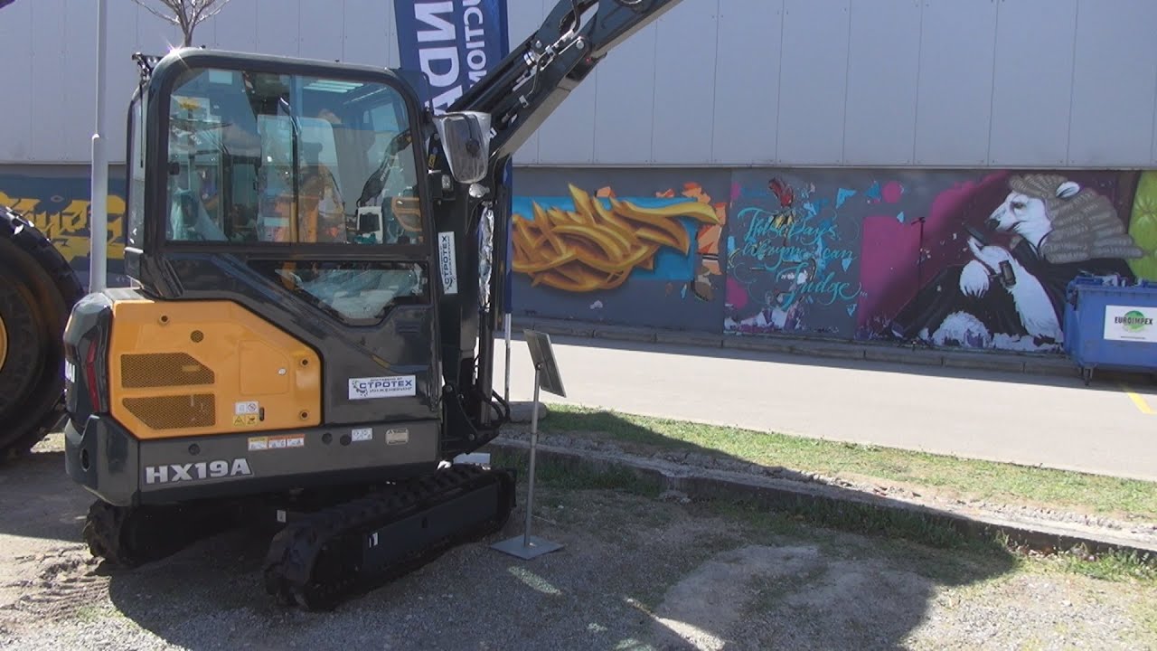 Hyundai HX19A Compact Excavator (2024) Exterior and Interior - YouTube