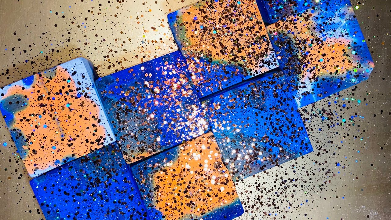 Splash dyed chalk - YouTube