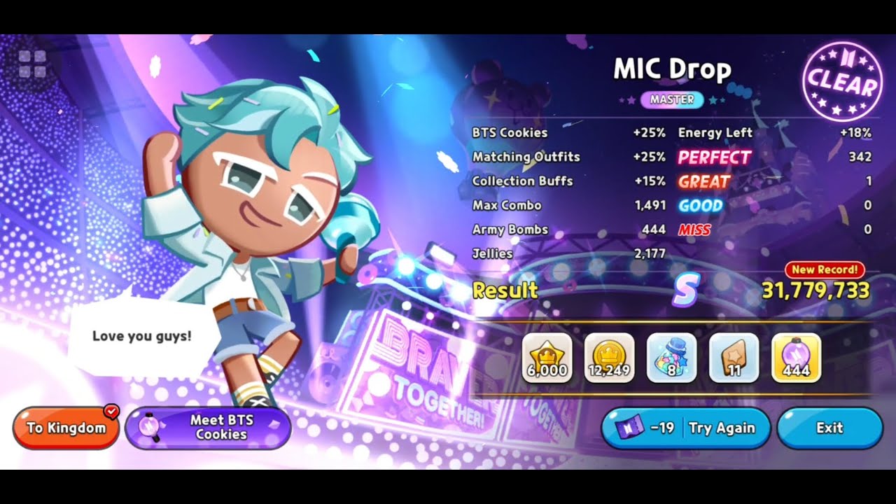 MIC Drop (Master Mode) - Full combo (31.77M pts) - Cookie Run Kingdom ...