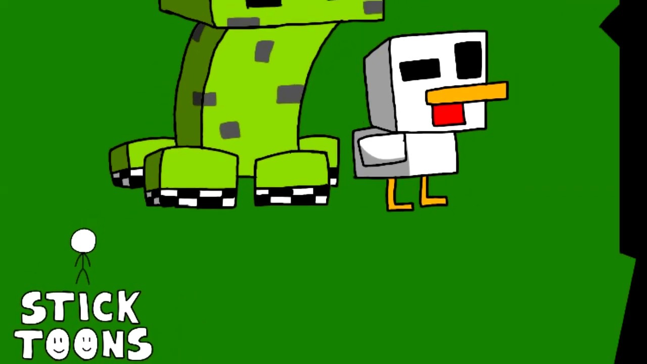 DIBUJO PARA... CREEPERNEITOR168 2.0 | STICK TOONS animación - YouTube