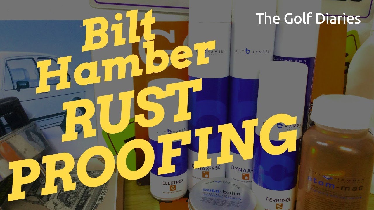 How to rustproof metal. Bilt Hamber: Dynax UC, Dynax UB, Dynax S50, Electrox, Atom-Mac, Autobalm ...
