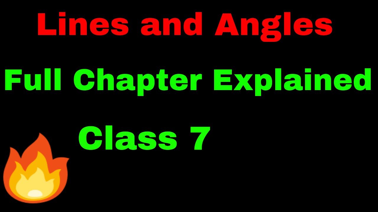 Lines and Angles | Class 7 | NCERT | CBSE | Hindi | English - YouTube