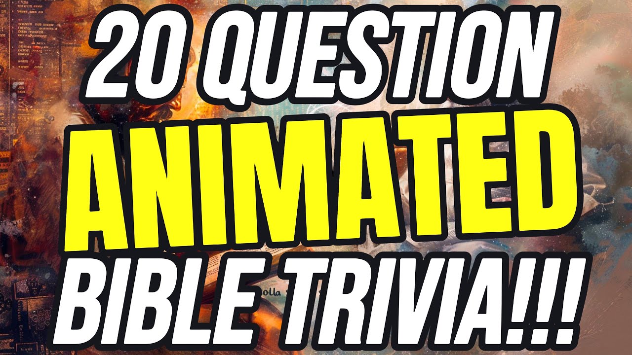 Test your knowledge with 20 Animated Bible Trivia Questions | Sola ...
