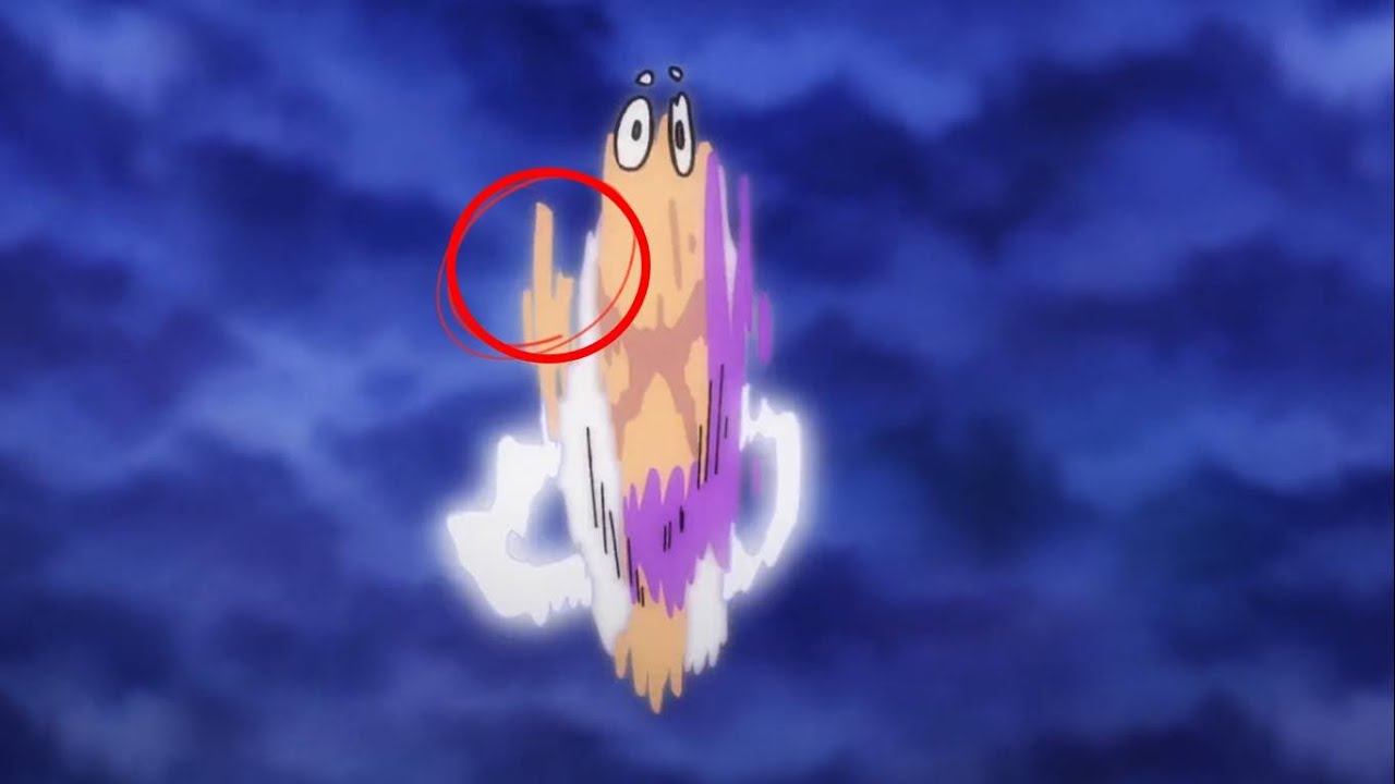 Luffy shows middle finger to Kaido ! - YouTube