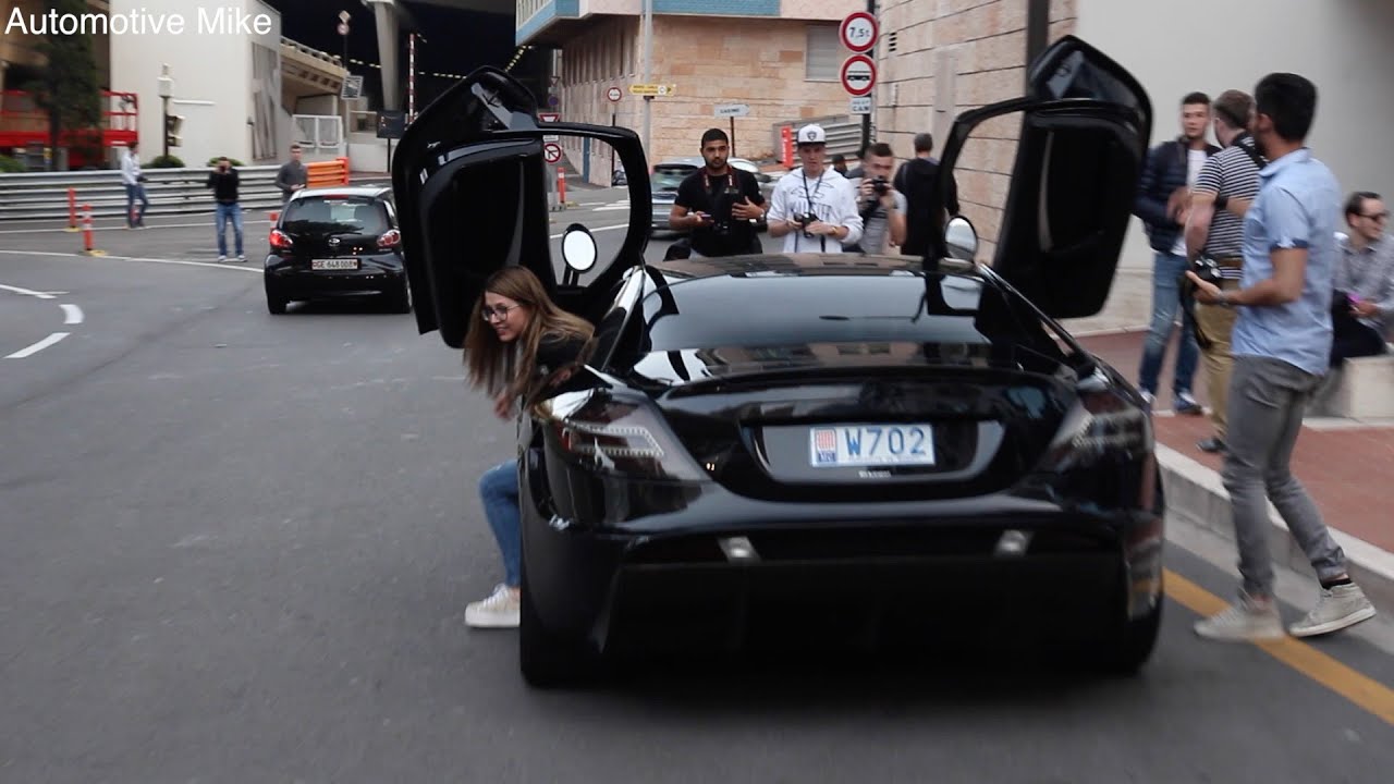 Hot Girl Driving In A Mansory Slr Youtube