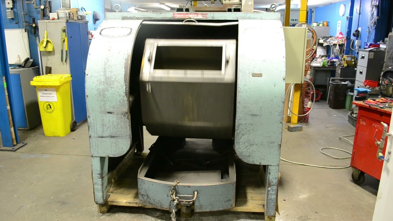 Almco Supersheen Horizontal DB200 Barreling Machine - YouTube