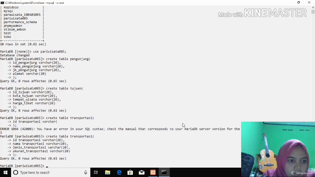 Tutorial database - YouTube