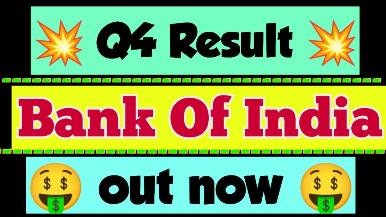 BANK OF INDIA q4 result| BOI share news today | BANK OF INDIA - YouTube