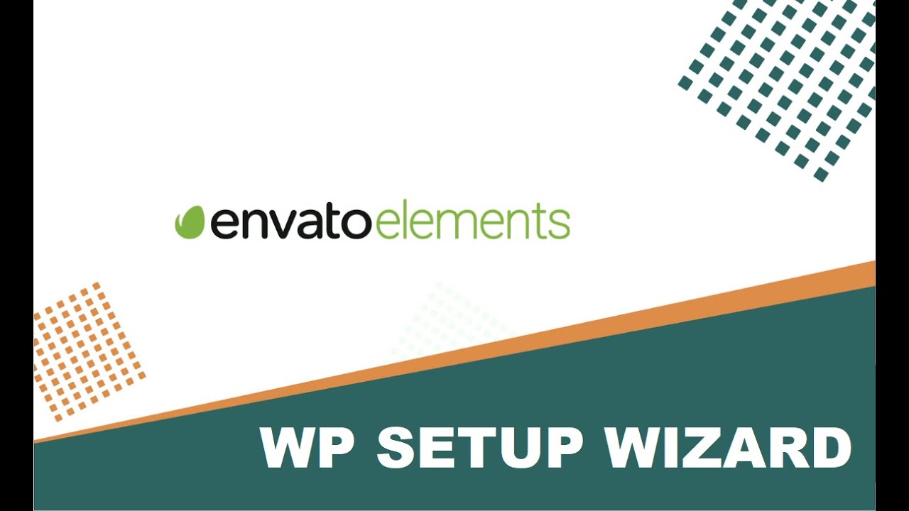 WP Setup Wizard - purchase code activation removed! Get it on Envato Elements! - YouTube