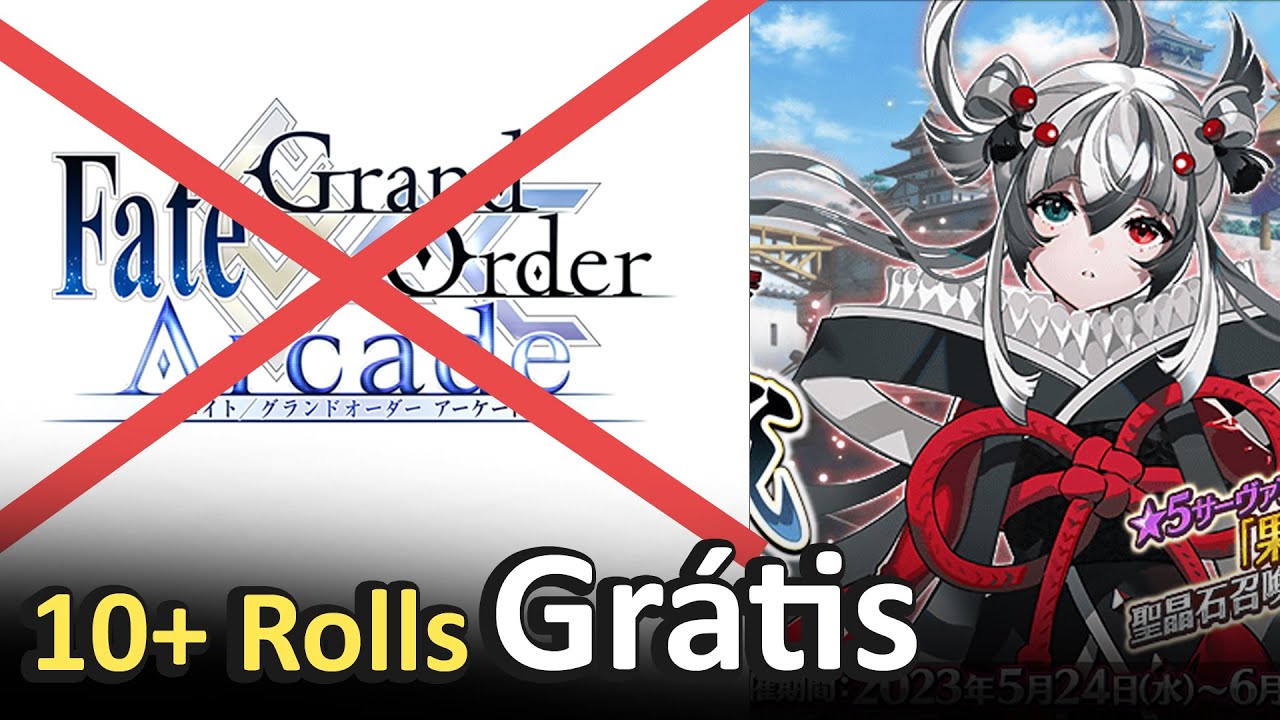【FGO/JP】 10+ Rolls Grátis, Evento de Roleta + O FIM DO FGO ARCADE ...