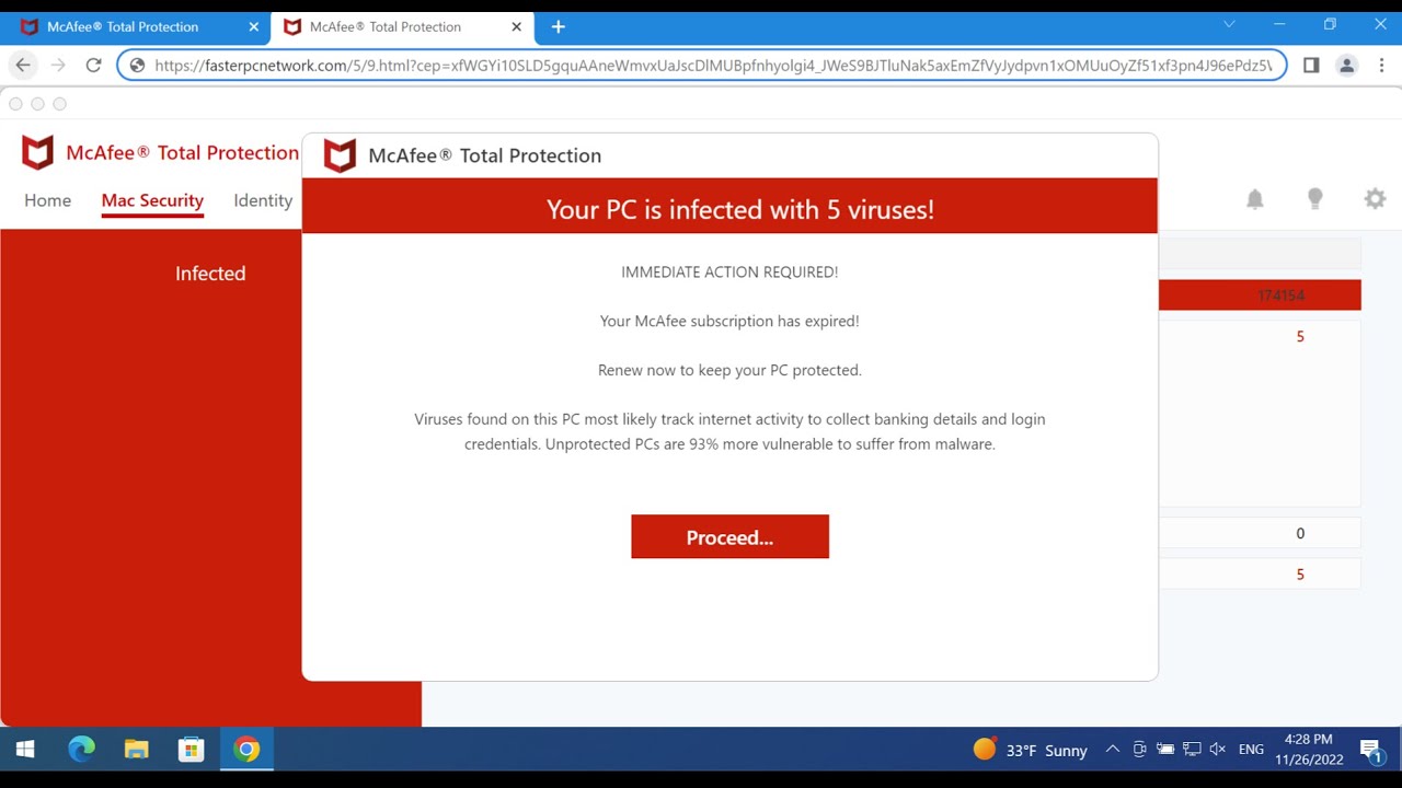 Fasterpcnetwork.com online scam (removal instructions). - YouTube