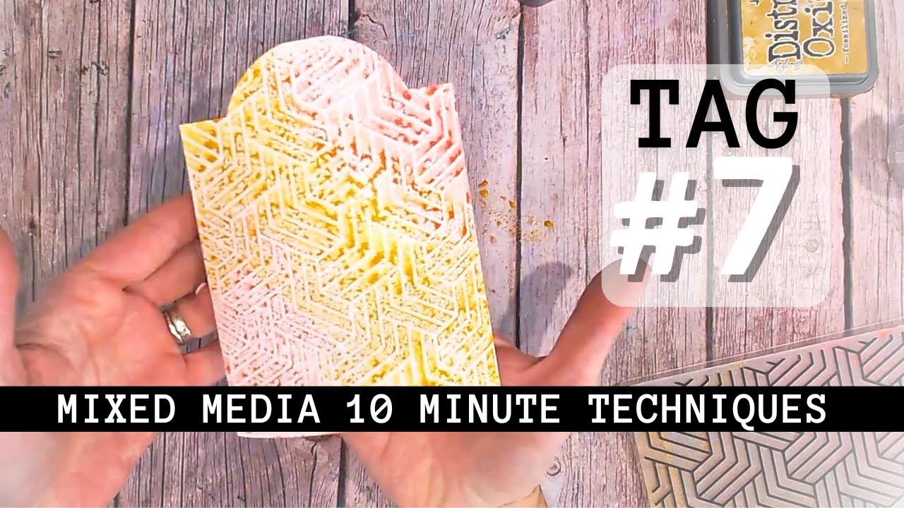 Tag #7 Stamping with Embossing Folders! - YouTube