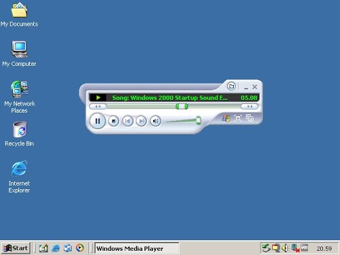 Windows 2000 Startup Sound Extended with PaulStretch played on Windows ...
