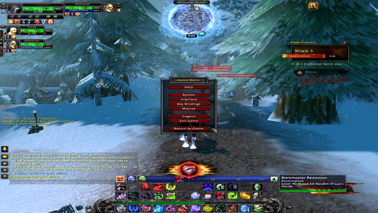World of Warcraft | Blood In The Snow | Heroic Scenario - YouTube