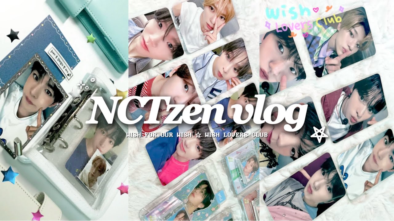 [시즈니 브이로그] 위시 사랑 동아리 모집 ^_− ☆ / 프롬아블 바인더 / 준등기깡 / 반택깡 / 미공포 분철 총대 / 포카 ...