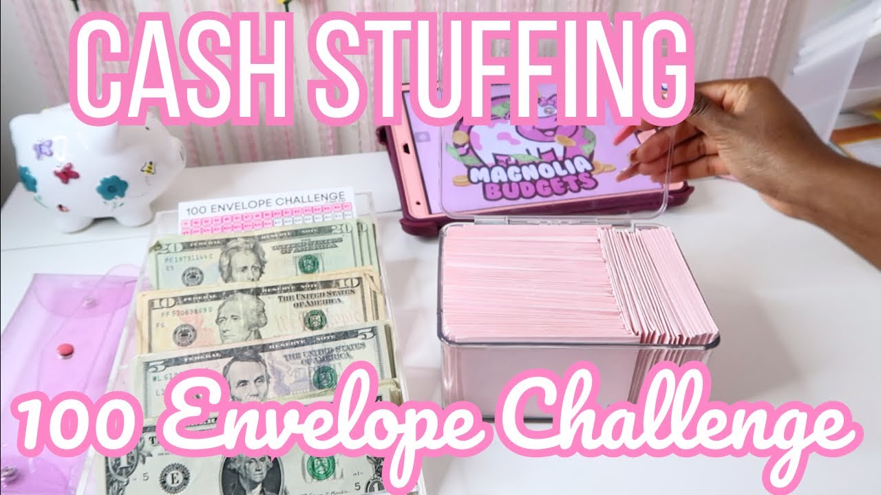 100 ENVELOPE CHALLENGE COMPLETED | CASH ENVELOPE STUFFING | # ...