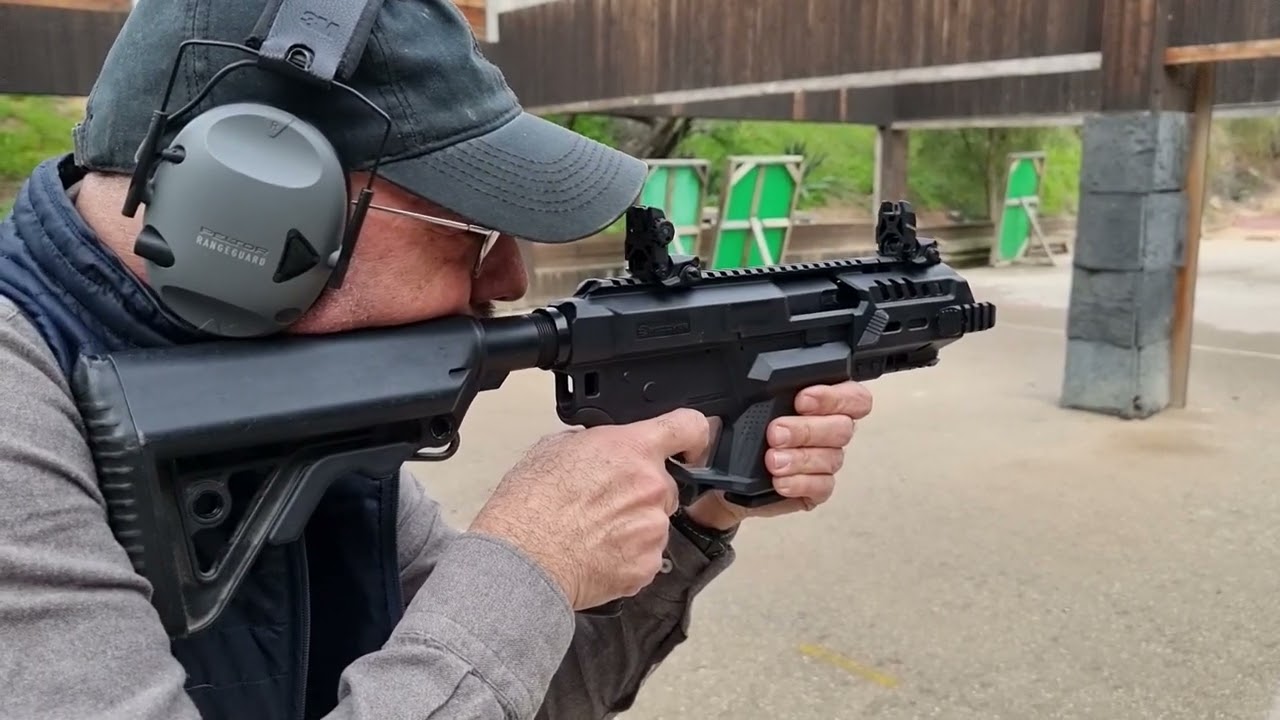 P-IX AR Platform for the Glock is hitting range! - YouTube