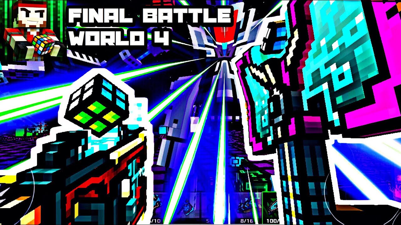 OMG! World 4 Campaign FINAL BOSS BATTLE |Completed|- Pixel Gun 3D ...
