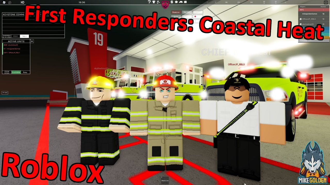 The Chief's First Night | Roblox First Responders: Coastal Heat - YouTube