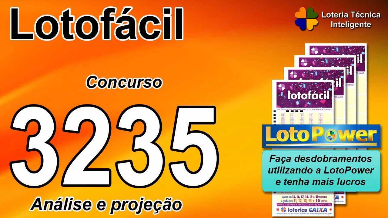 ANÁLISE E PROJEÇÃO PARA O CONCURSO 3235 DA LOTOFÁCIL - YouTube