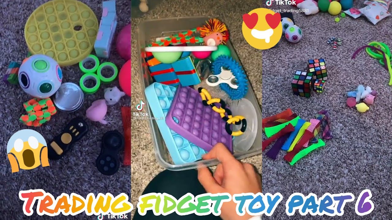 Trading fidget toy tiktok compilation part 6 - YouTube
