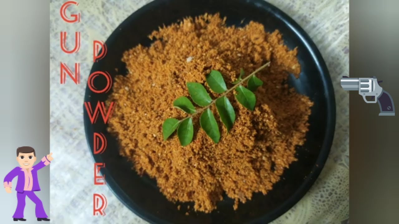 Gun Powder | Idli Podi | Molagai podi |Taste with southern dishes ...