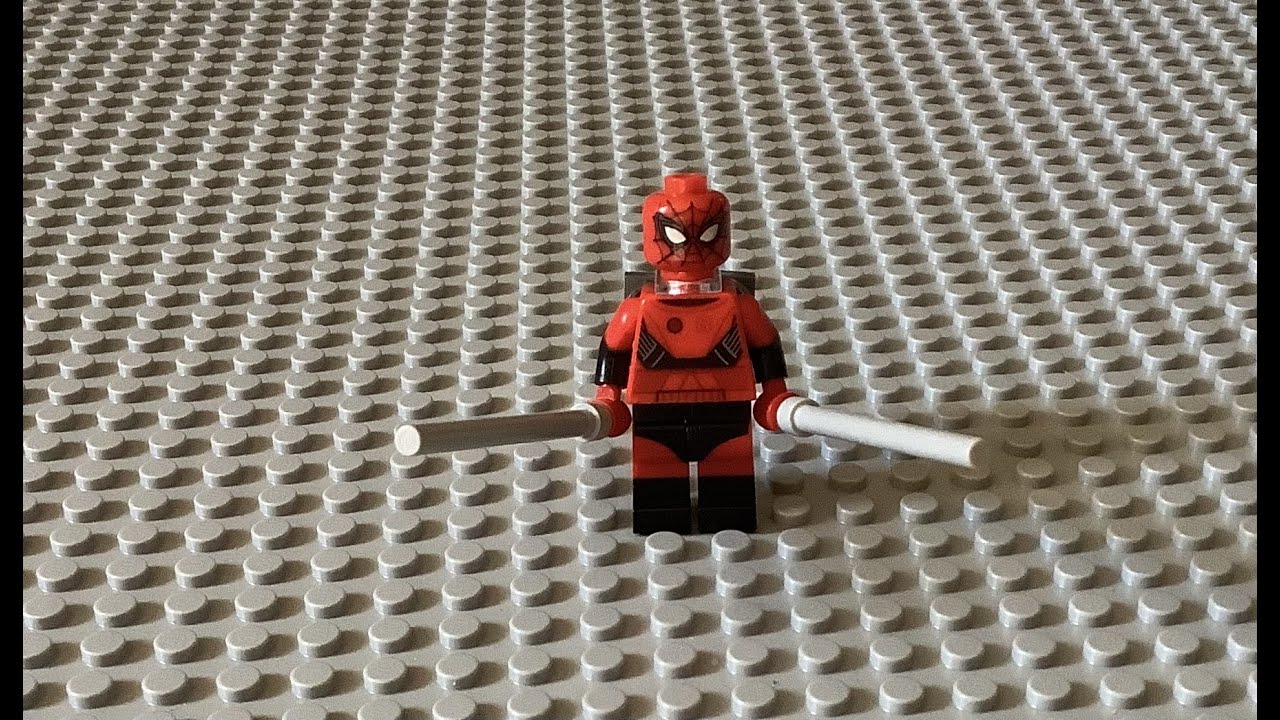 How to build a Lego deadpool without using deadpool pieces - YouTube