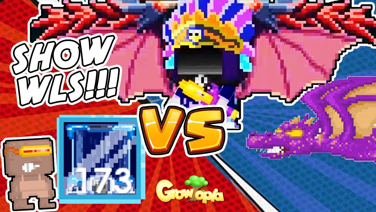 Legendary Dragon Knight's Wings vs 173 Mags [Show Battle] | Growtopia ...