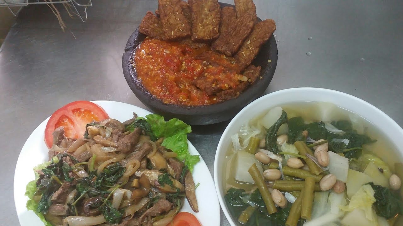 Resep Sayur Asem Cemplung Ala Betawi, Daging Sapi Oseng Kemangi,dan ...