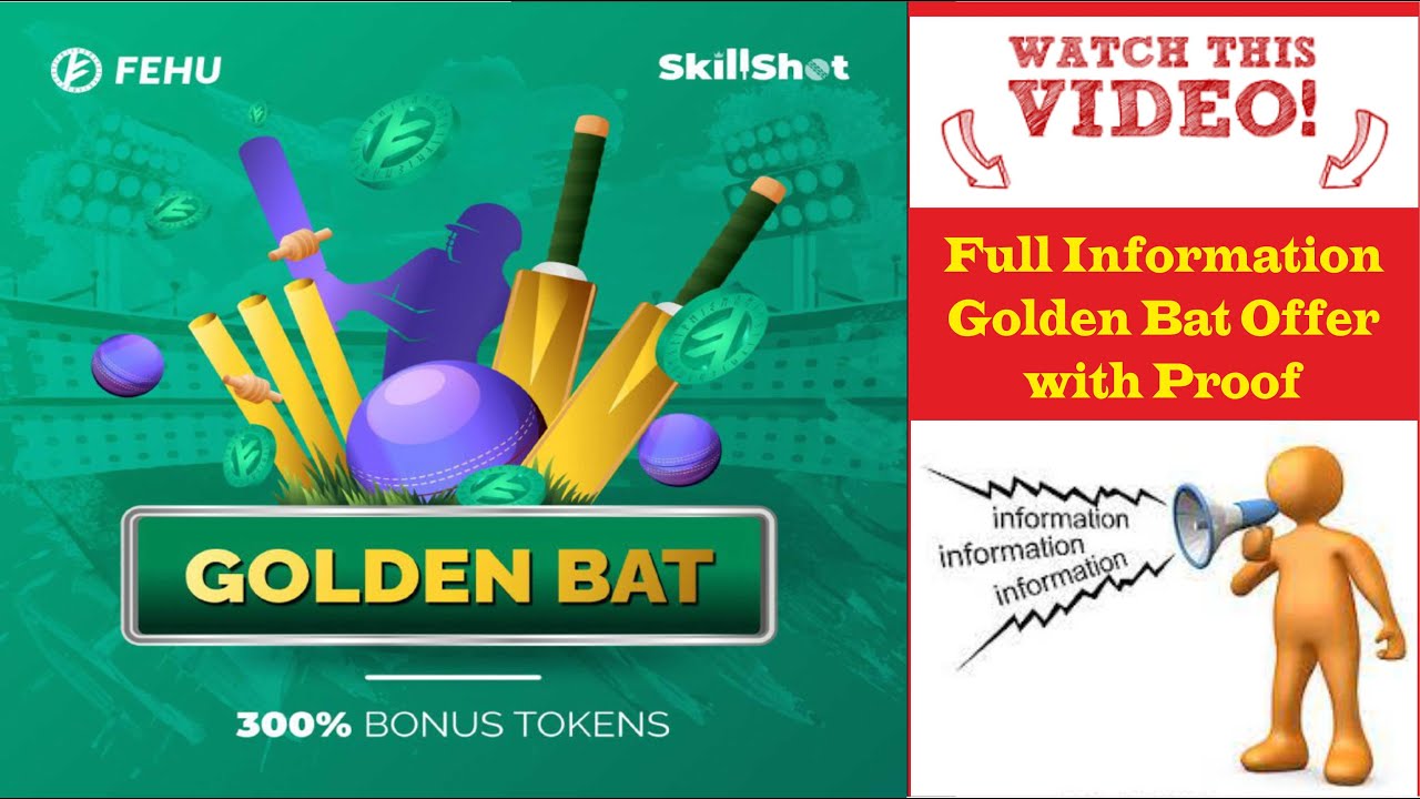 Full Information GOLDEN BAT offer 300% extra token#vikingfehu #switchere #koinbx #allrounderstar ...