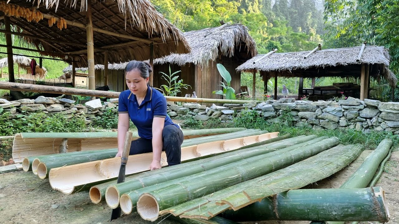 How To Build The Perfect Farm - Step by Step! Deck from Bamboo ...