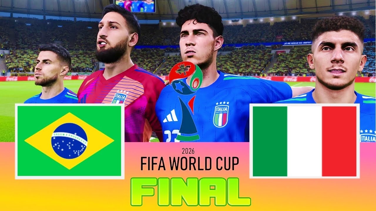 BRAZIL vs ITALY - Final FIFA World Cup 2026 | Full Match All Goals ...