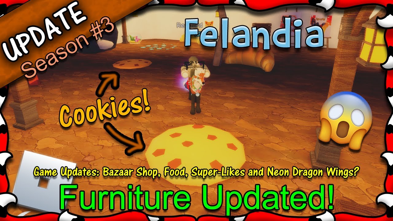 ROBLOX | Felandia S3 - Furniture Updated & Neon Dragon Wings!? #37 ...