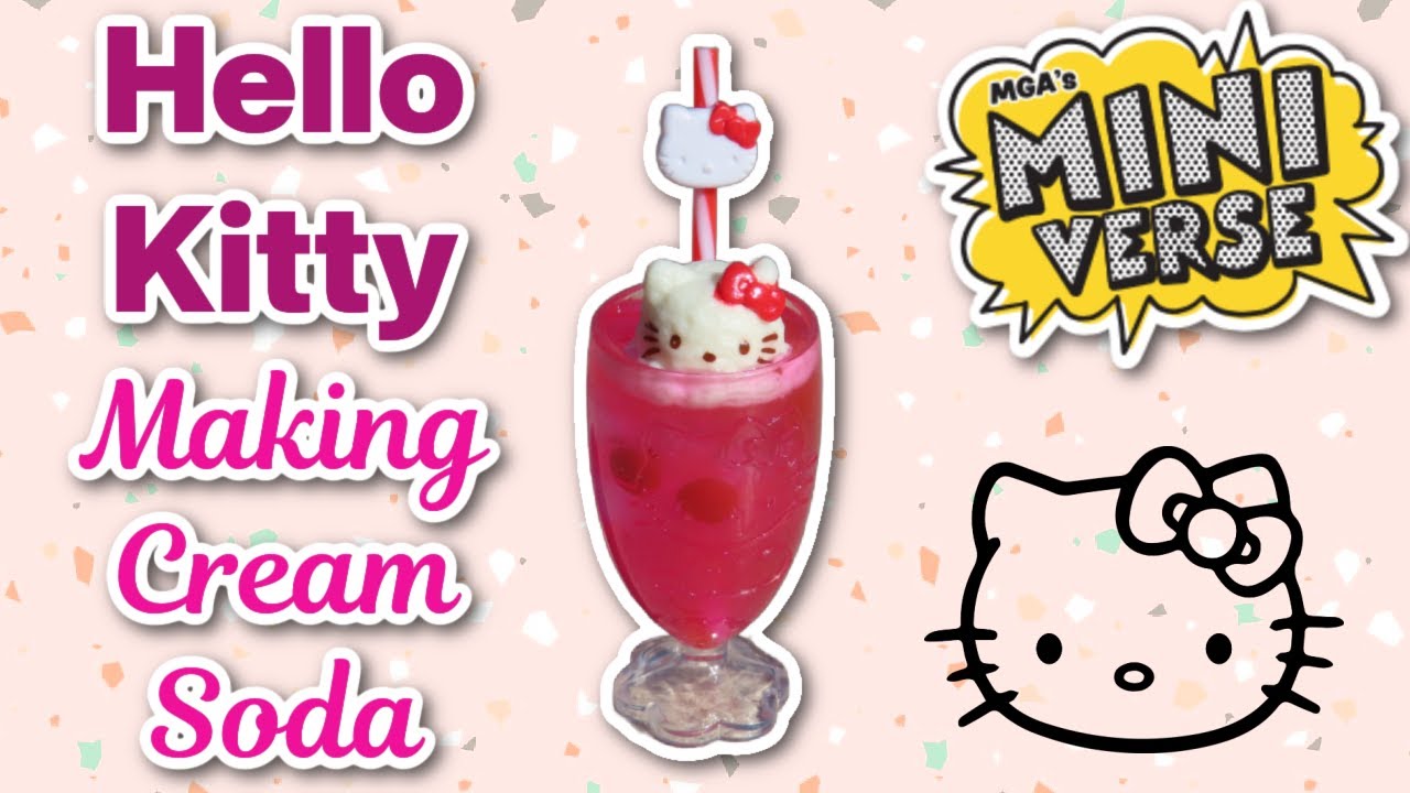 Hello Kitty Cream Soda - Miniverse Make it Mini Sanrio Miniature Foods ...