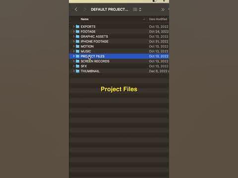 The MOST EFFICIENT FOLDER STRUCTURE For VIDEO EDITORS (Organization Tips) - YouTube