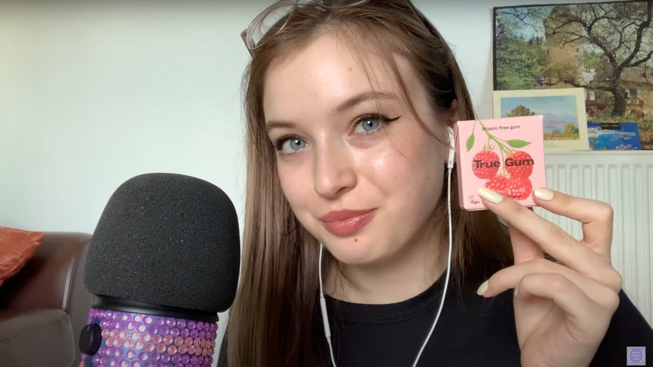ASMR Gum Chewing and Whispers 😴 - YouTube Music