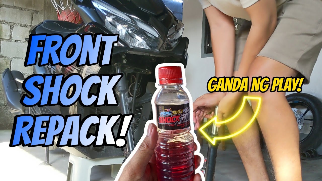 FRONT SHOCK REPACK GAMIT ANG POPS SHOCK ATTACK FORK OIL - GUIDE FOR BEGINNERS - AEROX 155 V2 ...